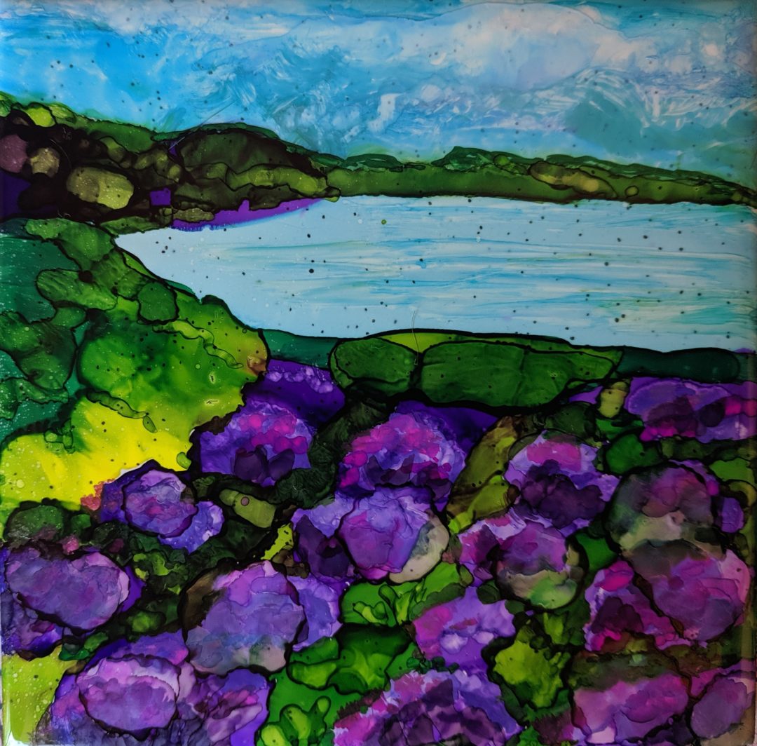 Just off the Easel - Art by Rosellyn